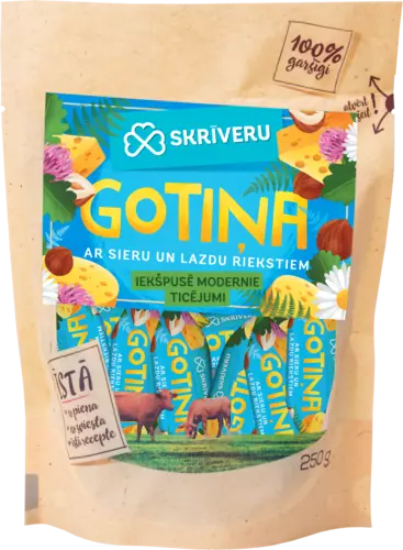 "Skriveru Gotina" lehmakommid juustu ja sarapuupähklitega 250g ...