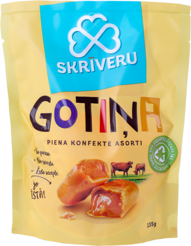 "Skriveru Gotina" lehmakommide assortii | Skrīveru Saldumi